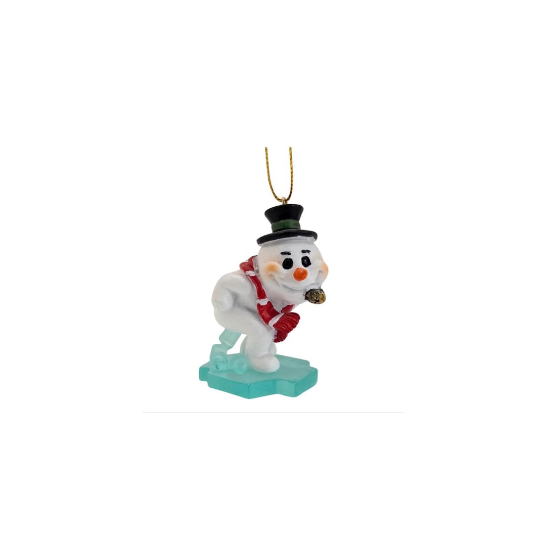 Snowman Pooping Christmas Tree Funny Poop Ornament - Etsy