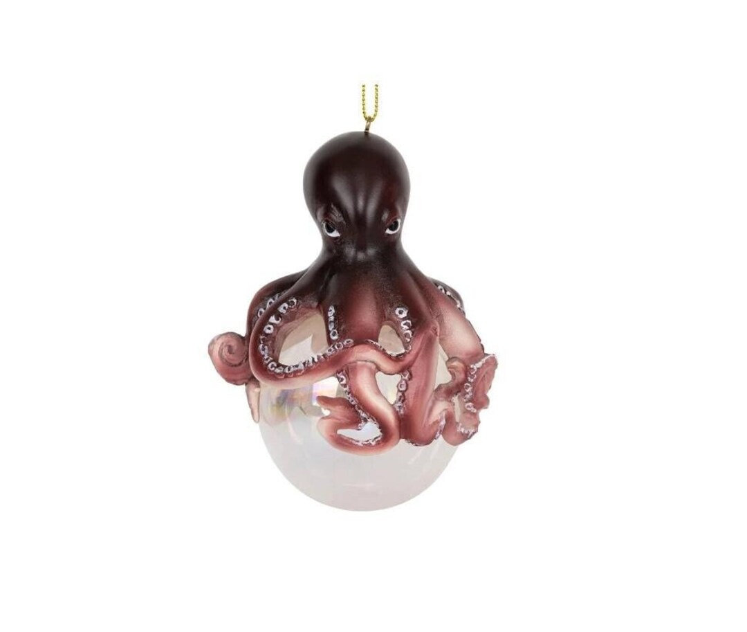 Octopus Kraken Sea Creature Christmas Tree Nautical Ornaments - Etsy