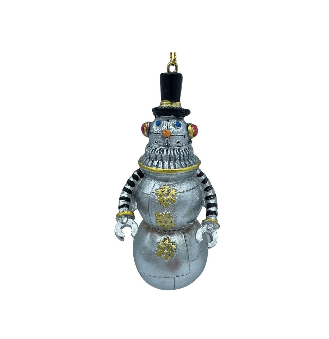 Retro Robot Snowman Christmas Tree Ornament for Kids - Etsy
