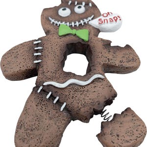 Gingerbread Man Zombie Monster Cookie Oh Snap! Broken Leg Ugly ...