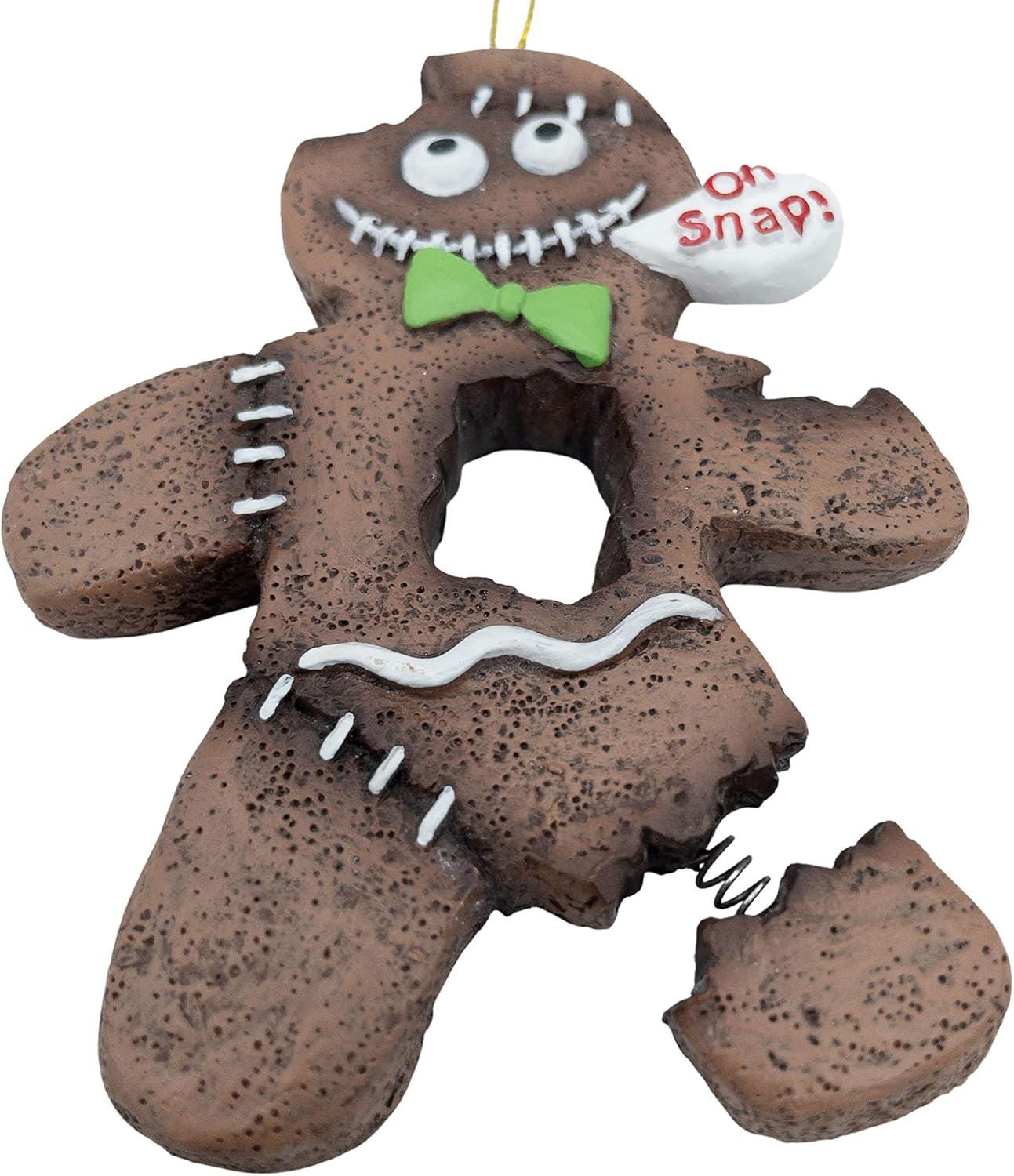 Gingerbread Man Zombie Monster Cookie Oh Snap! Broken Leg Ugly ...