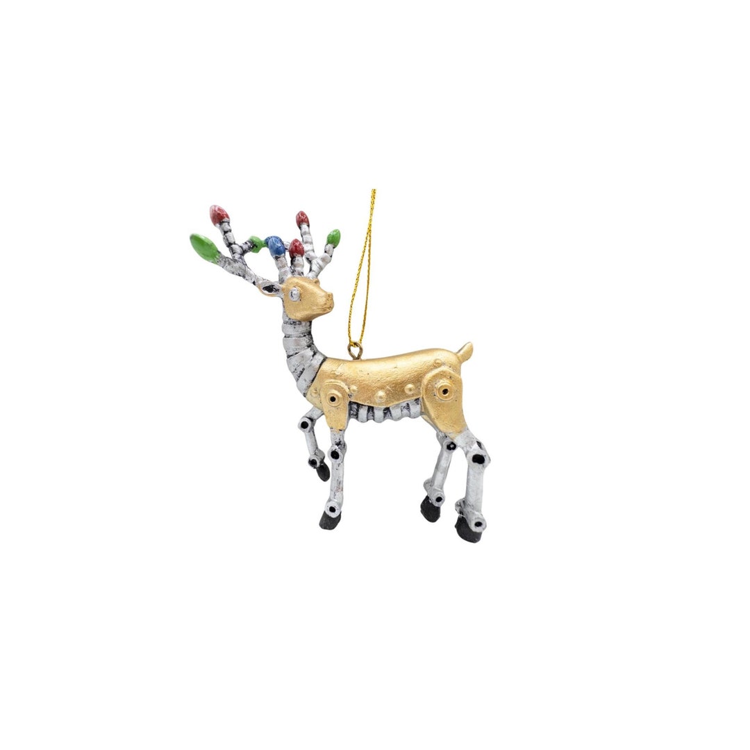 Reindeer Robot Christmas Tree Ornament - Etsy