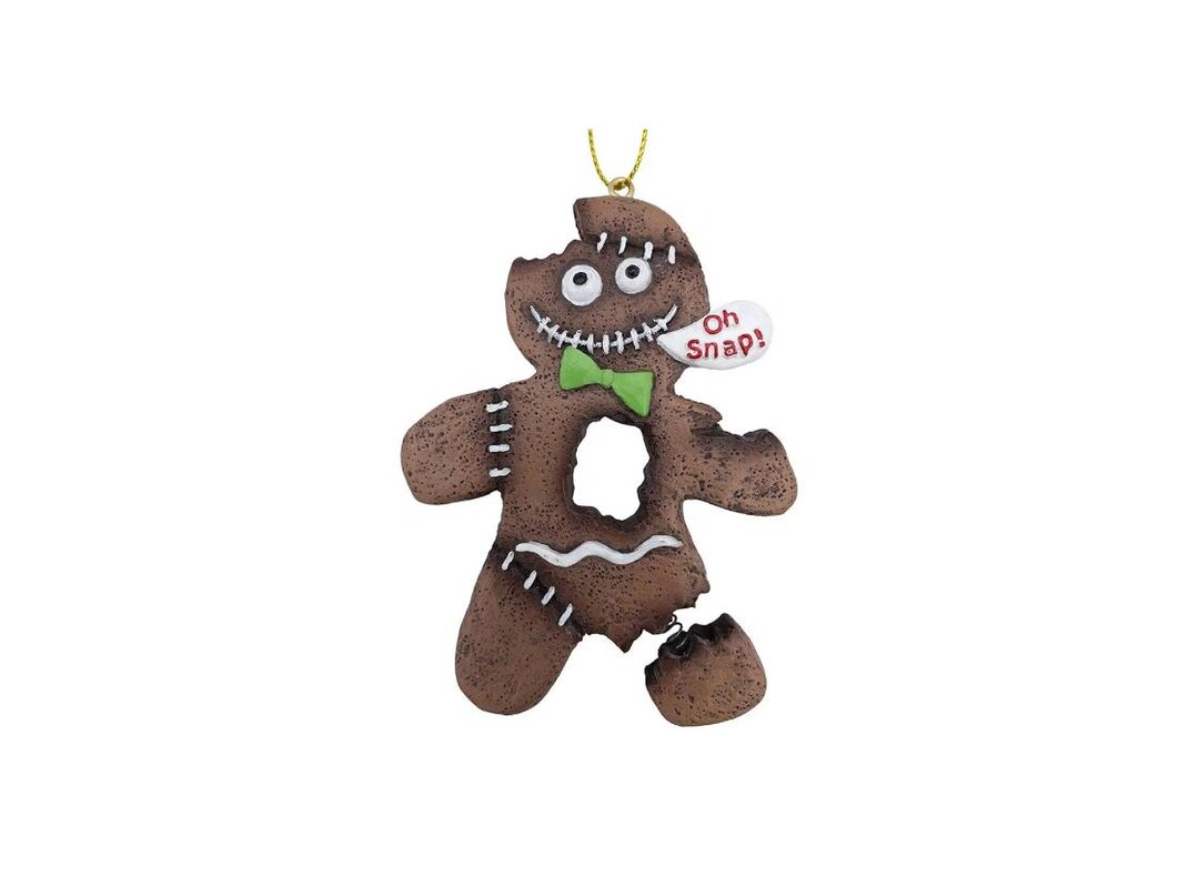 Gingerbread Man Zombie Monster Cookie Oh Snap! Broken Leg Ugly ...