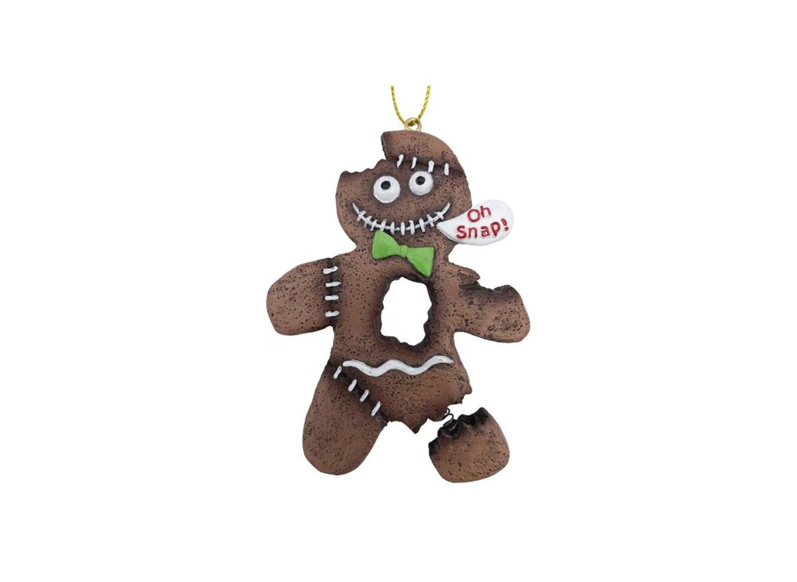 Gingerbread Man Zombie Monster Cookie Oh Snap! Broken Leg Ugly ...