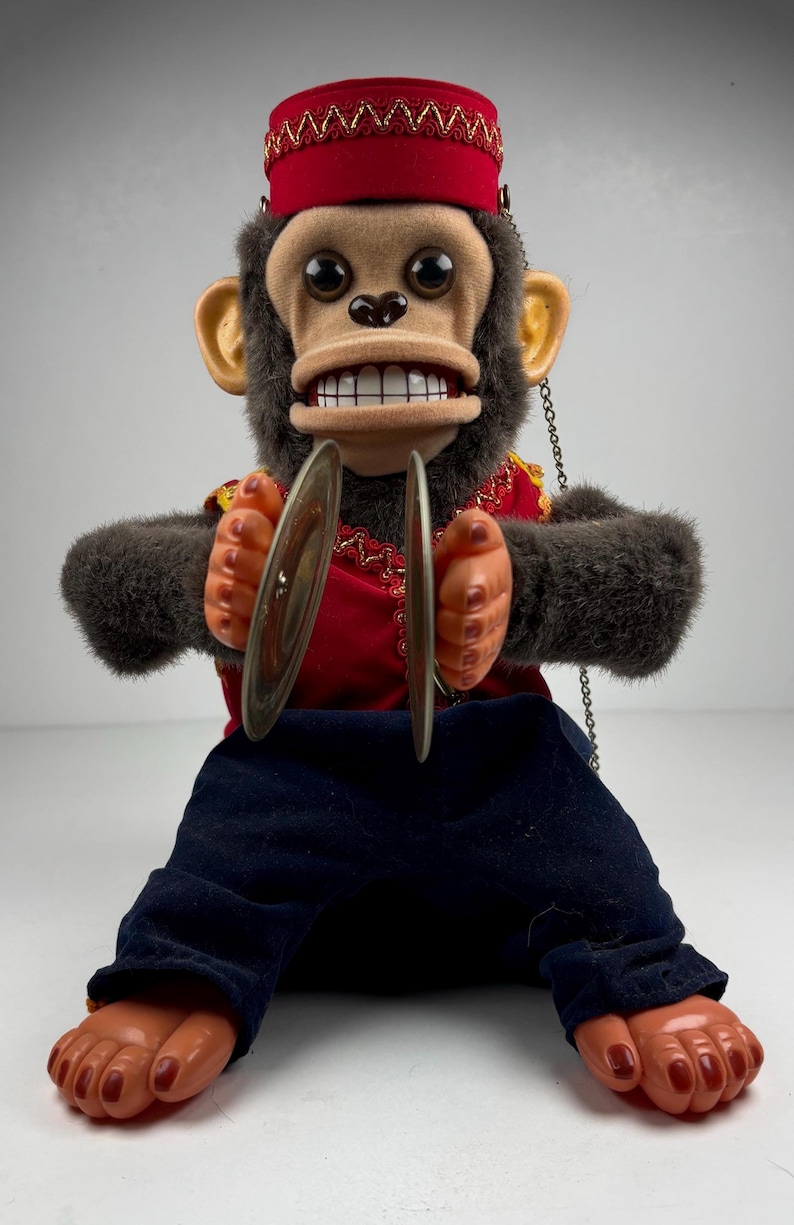 Vintage Build-a-bear Captain Monkey – Nautical Americana Display Plush ...