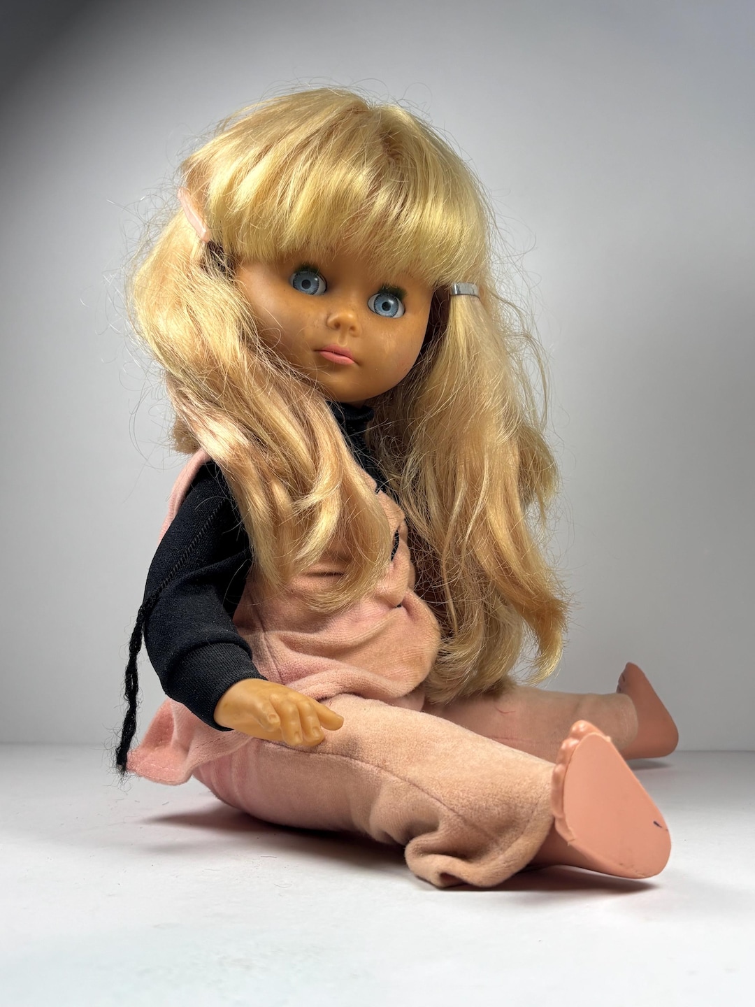 Vintage 18” Free Spirit Doll – Boho Blush & Black – Marked Neck ...