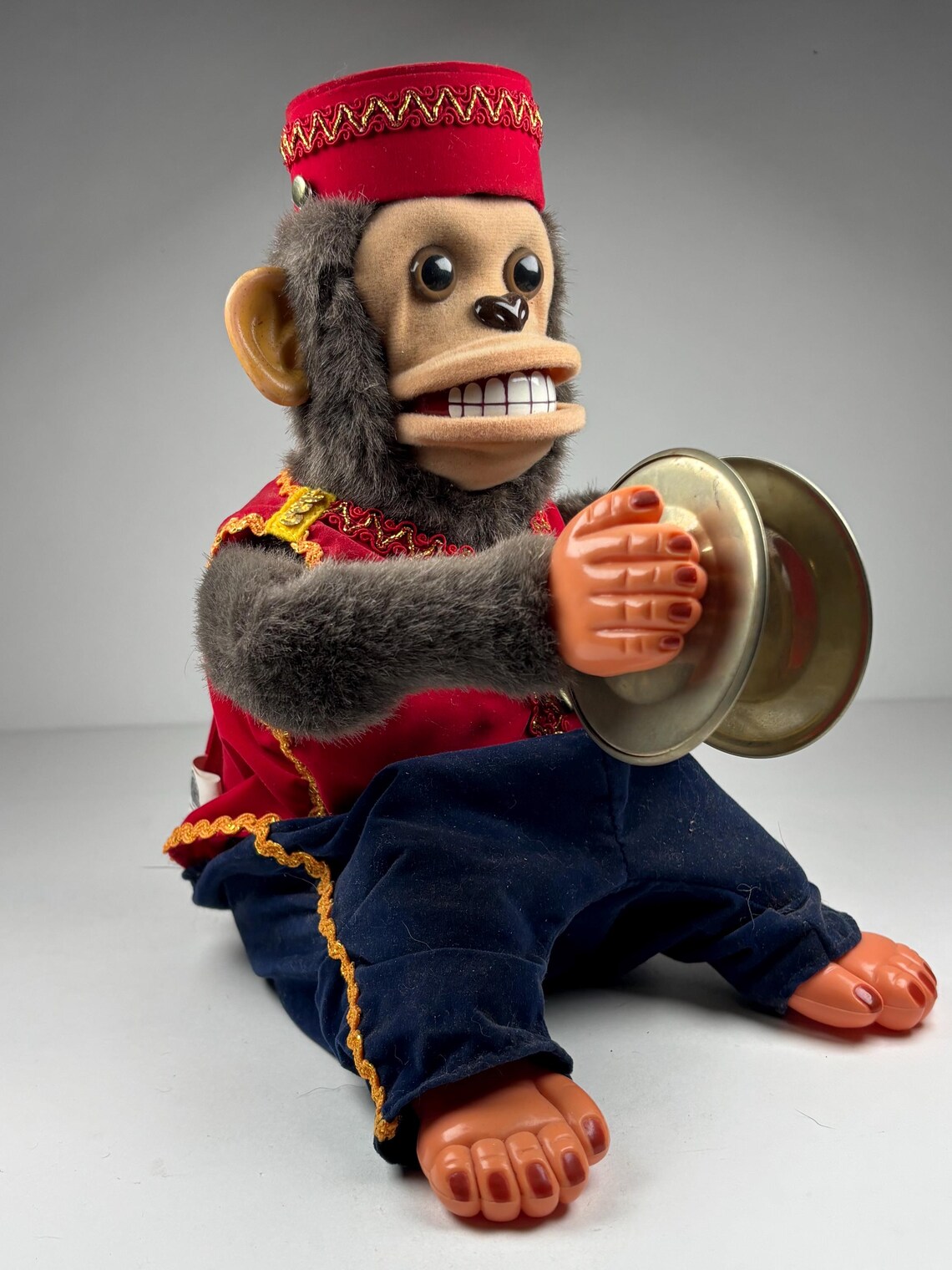 Vintage Build-a-bear Captain Monkey – Nautical Americana Display Plush ...