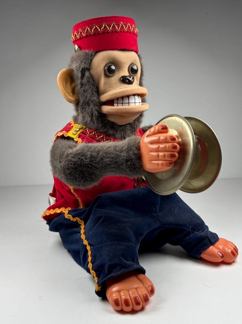 Vintage Build-a-bear Captain Monkey – Nautical Americana Display Plush ...
