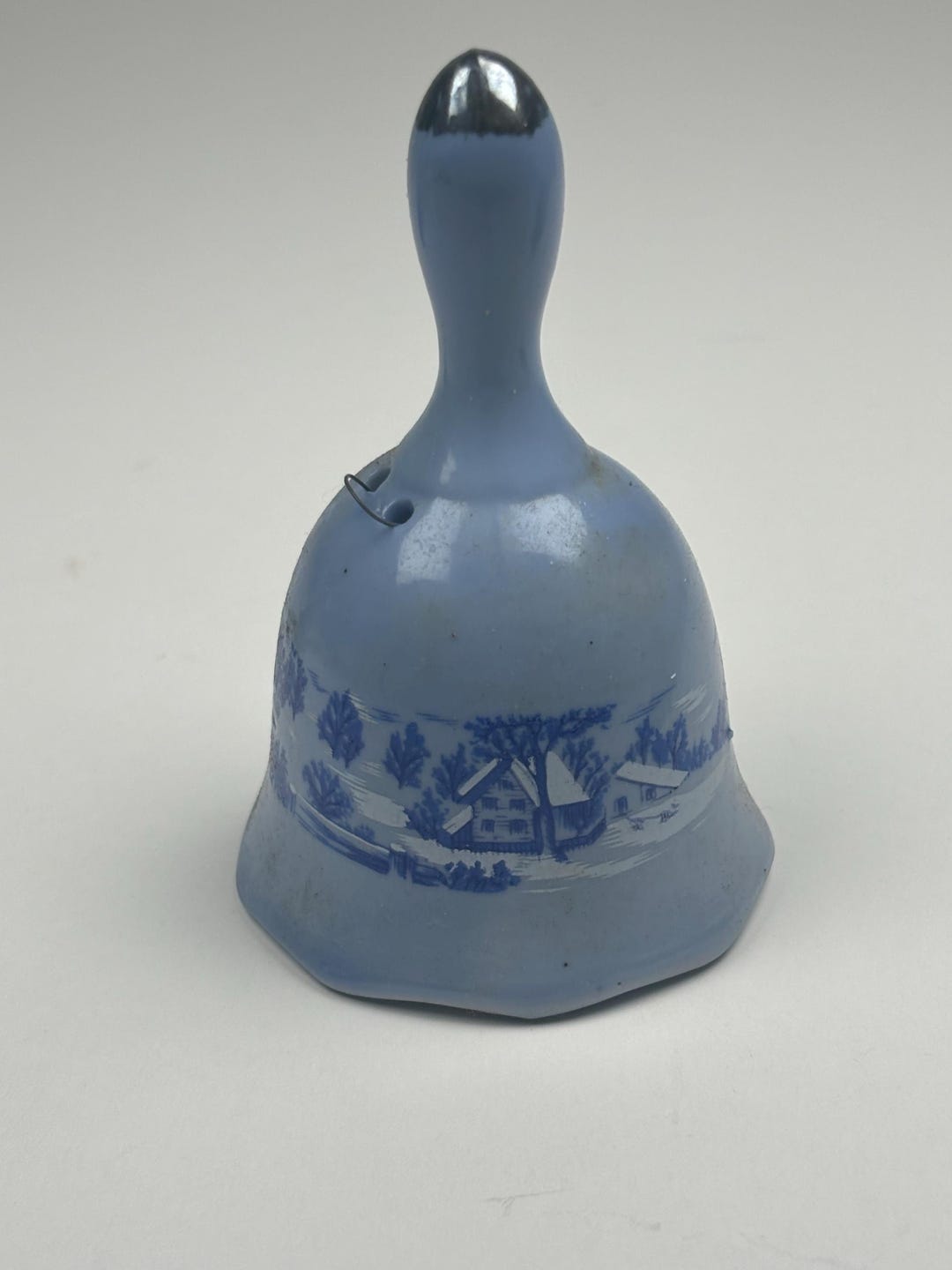 Vintage Alaska Souvenir Porcelain Bell – Forget-me-not State Flower ...