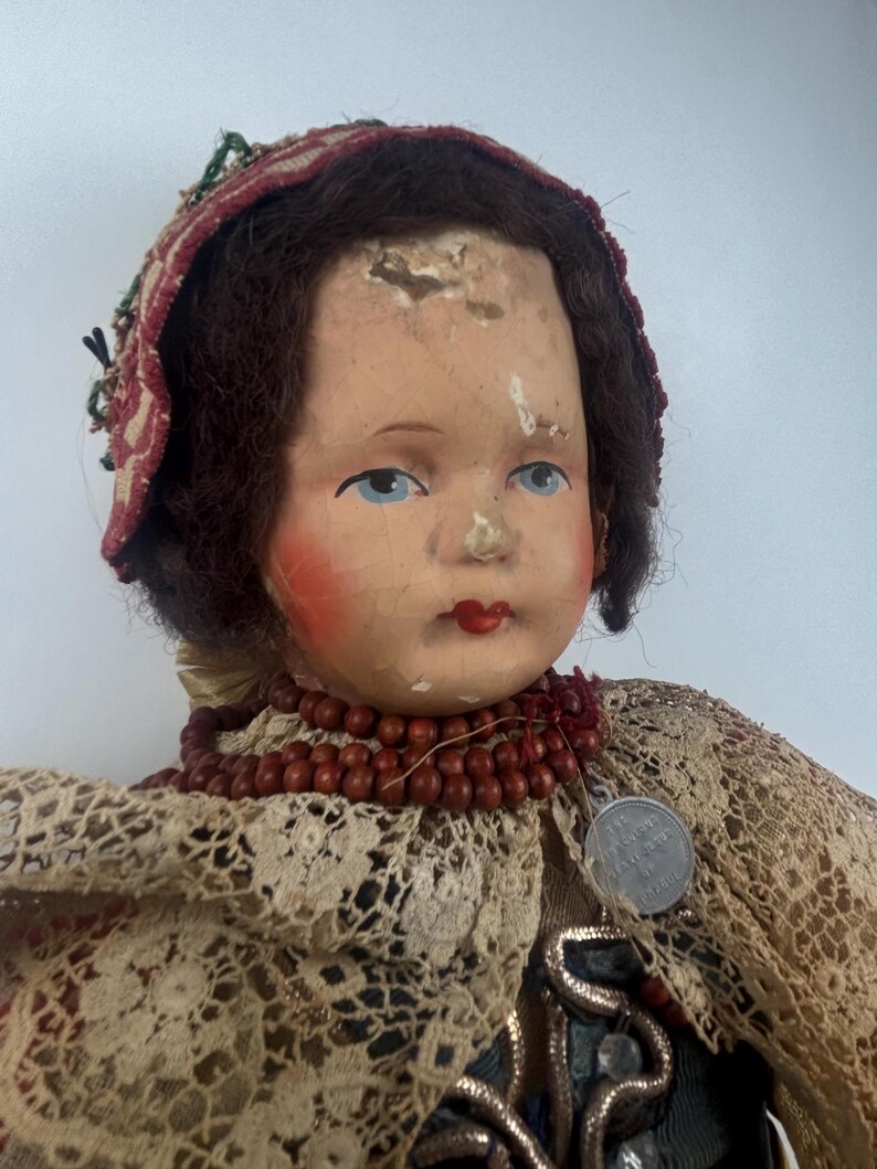 Early 1900s Antique Composition Doll • Estate Preserved • Multiple Hand ...