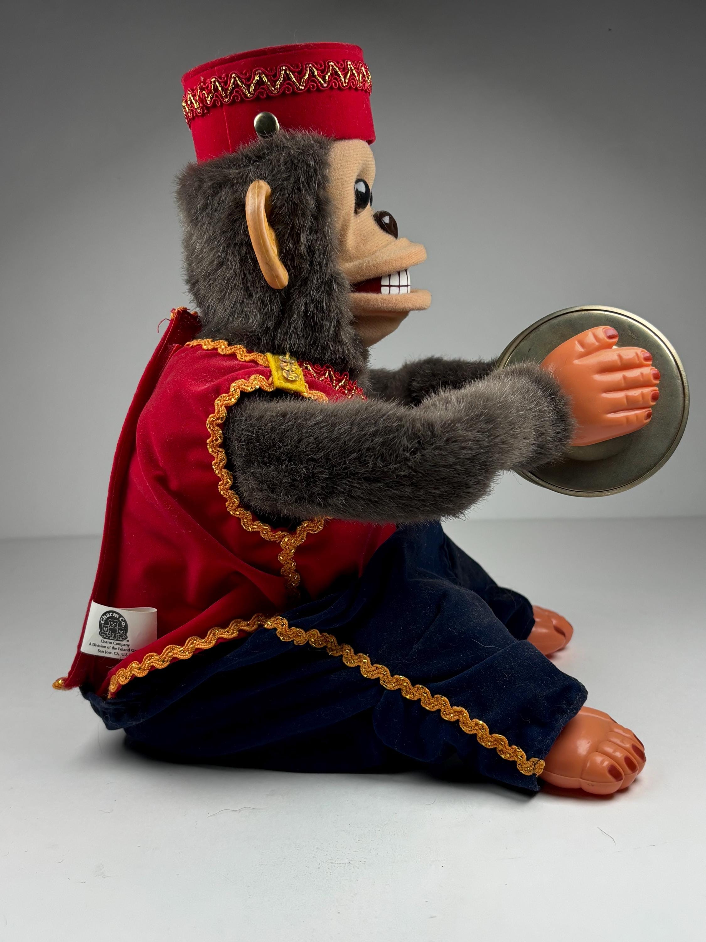 Vintage Build-a-bear Captain Monkey – Nautical Americana Display Plush ...