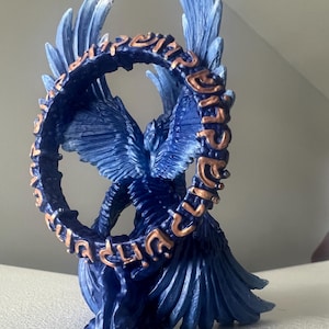 Seraphim Angel Figurine – Hand Painted 3D Printed Resin Statue With Six ...