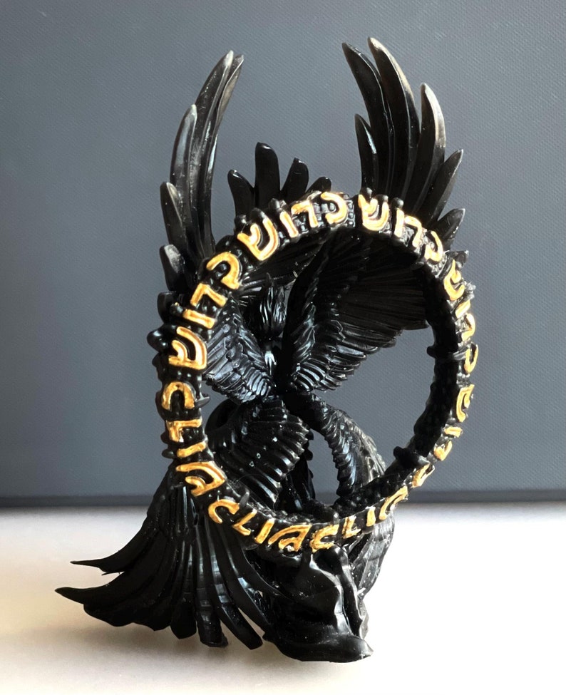Seraphim Angel Figurine – Hand Painted 3D Printed Resin Statue With Six ...