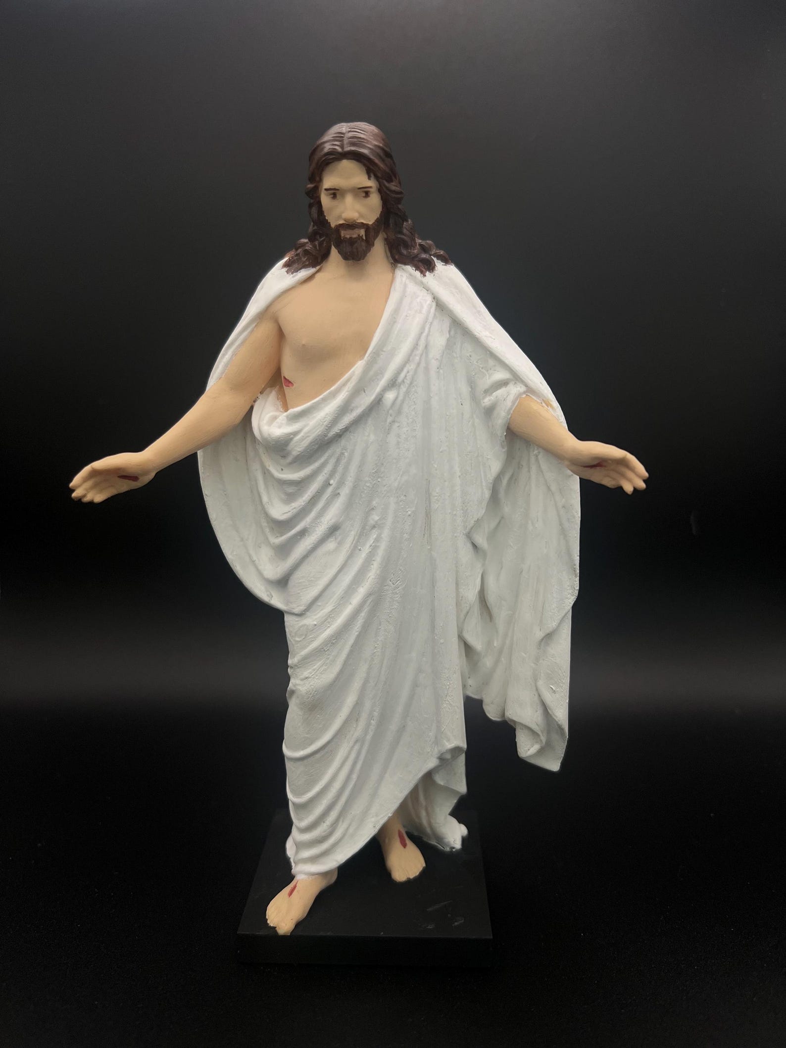 Resurrected Jesus Christ Figurine – Hand Painted 3D Printed Resin ...