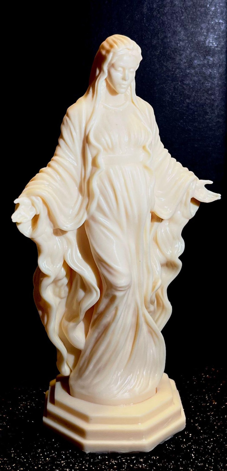 Handpainted, Handcrafted 3D Printed Virgin Mary Figurine - Etsy