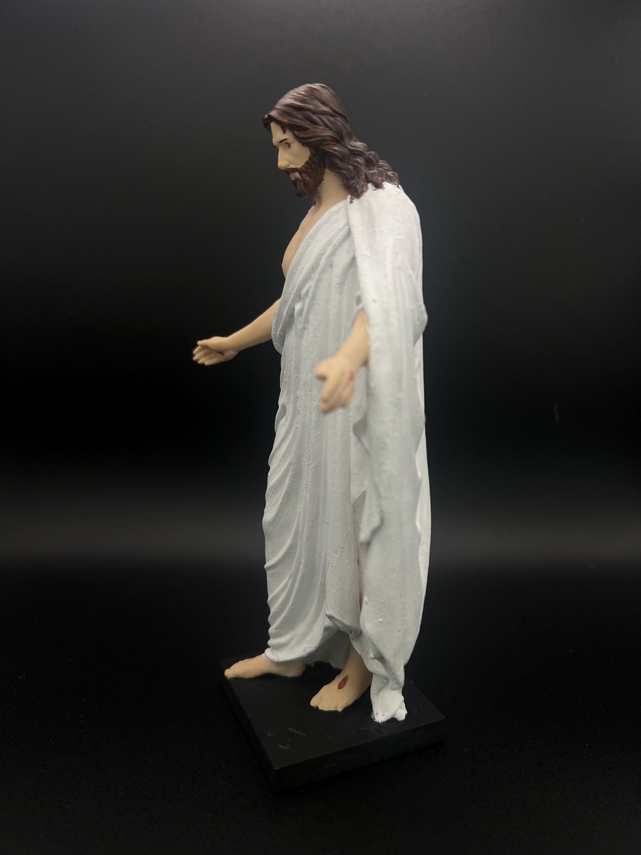 Resurrected Jesus Christ Figurine – Hand Painted 3D Printed Resin ...