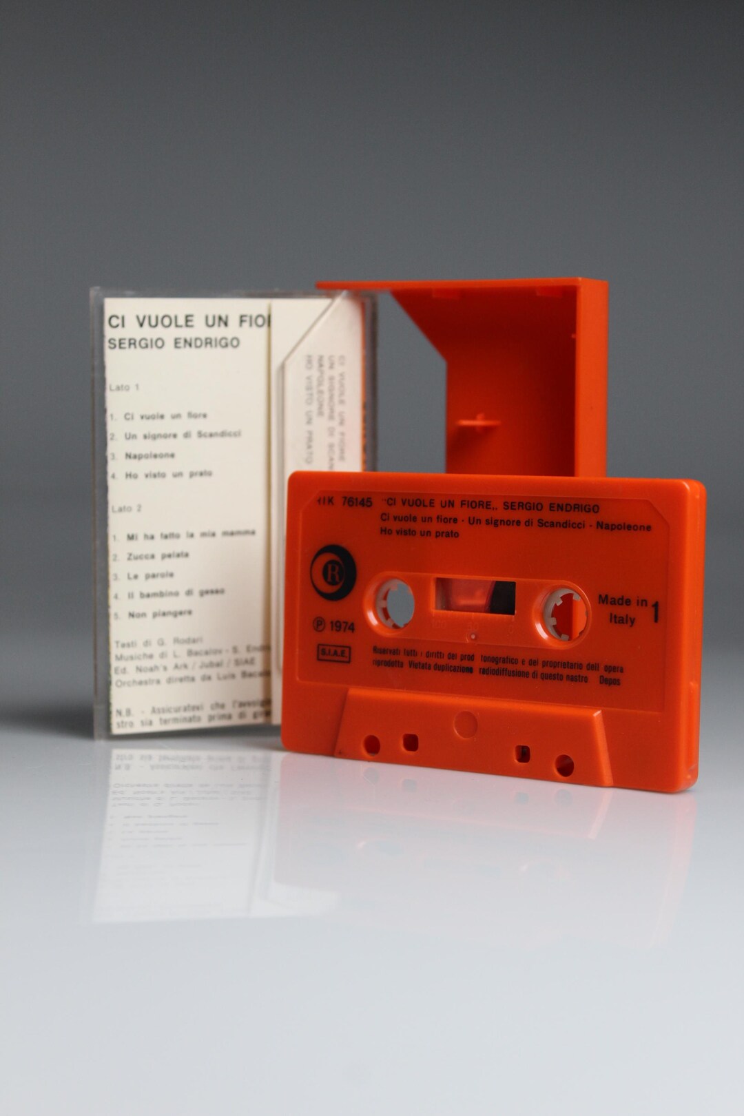 Sergio Endrigo Vintage Cassette It Takes a Flower - Etsy
