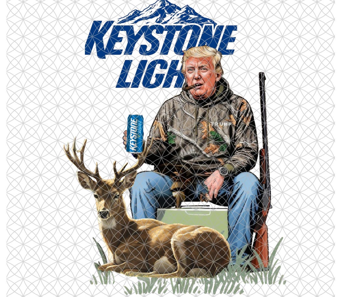 Trump Hunting Beer PNG front & Back Logo - Etsy