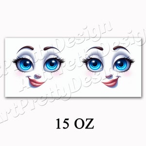 3D Emotion Smirk Smile Mug Wrap Funny Mug 11 and 15 Oz Design ...