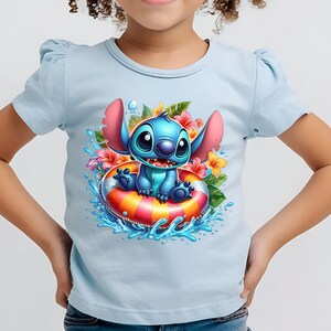 Cute Baby Stitch With Transparent Background, Stitch Clipart, Summer ...