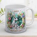 3D Happy Mother's Day With Unicorn and Flowers Mother's Day Gift 11oz ...