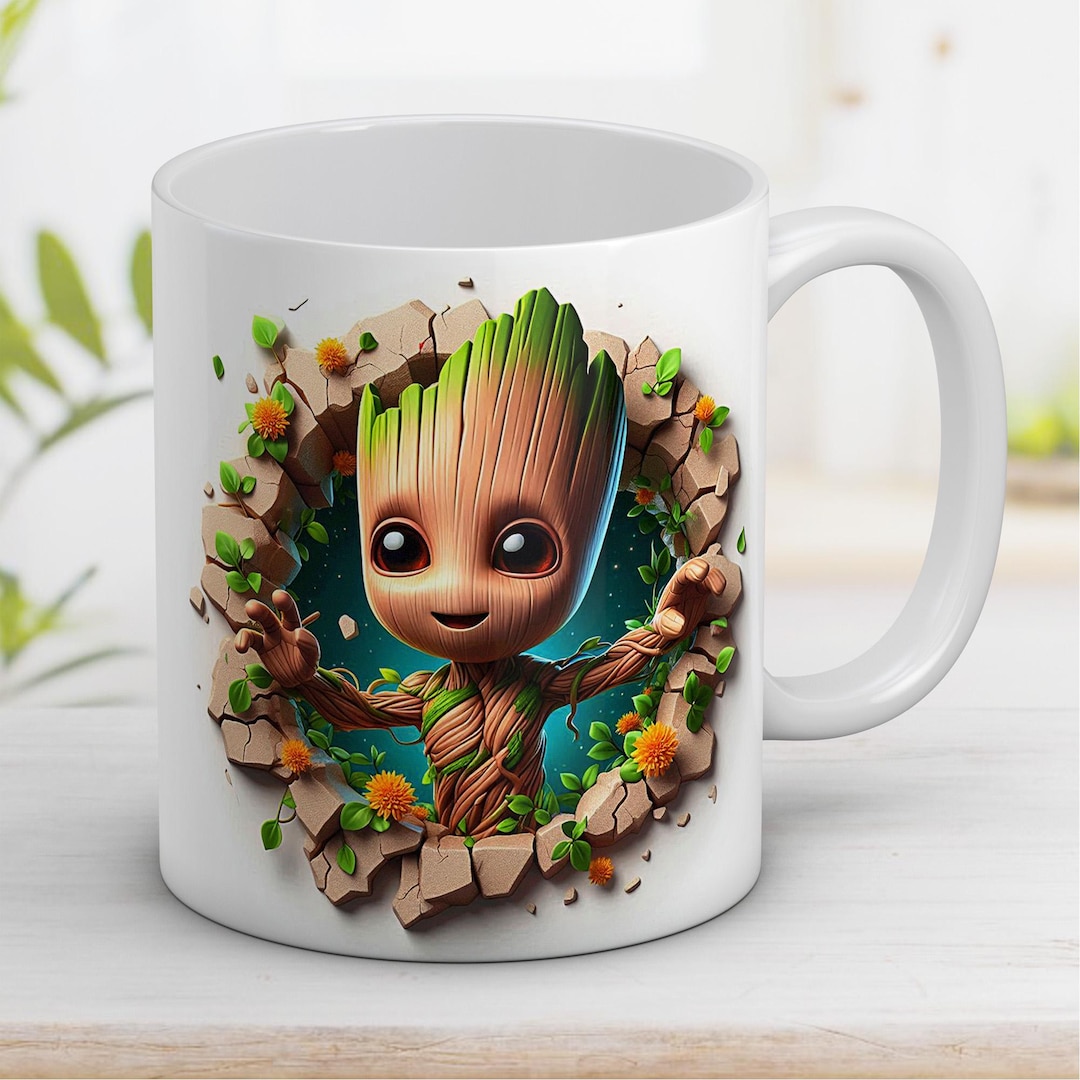 Funny Groot Mug Wrap: Cartoon Character PNG (digital Download) - Etsy