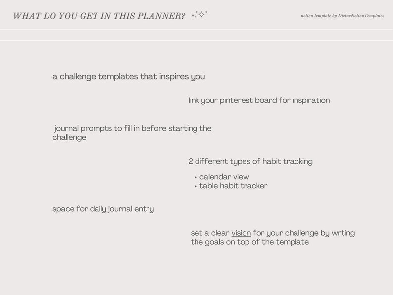 60 Day Soft Challenge | Notion Template for 75 Hard Challenge | Tracker ...