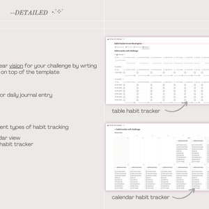 60 Day Soft Challenge | Notion Template for 75 Hard Challenge | Tracker ...
