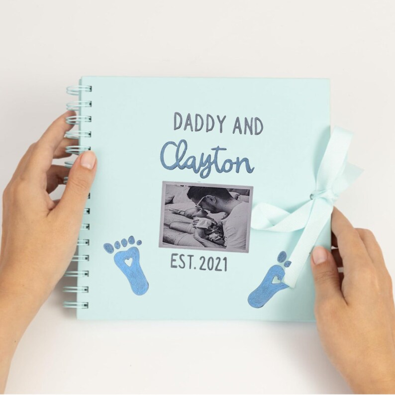 Personalised Fathers Day Photo Album: Daddy & Me Perfect Gift From Bump ...