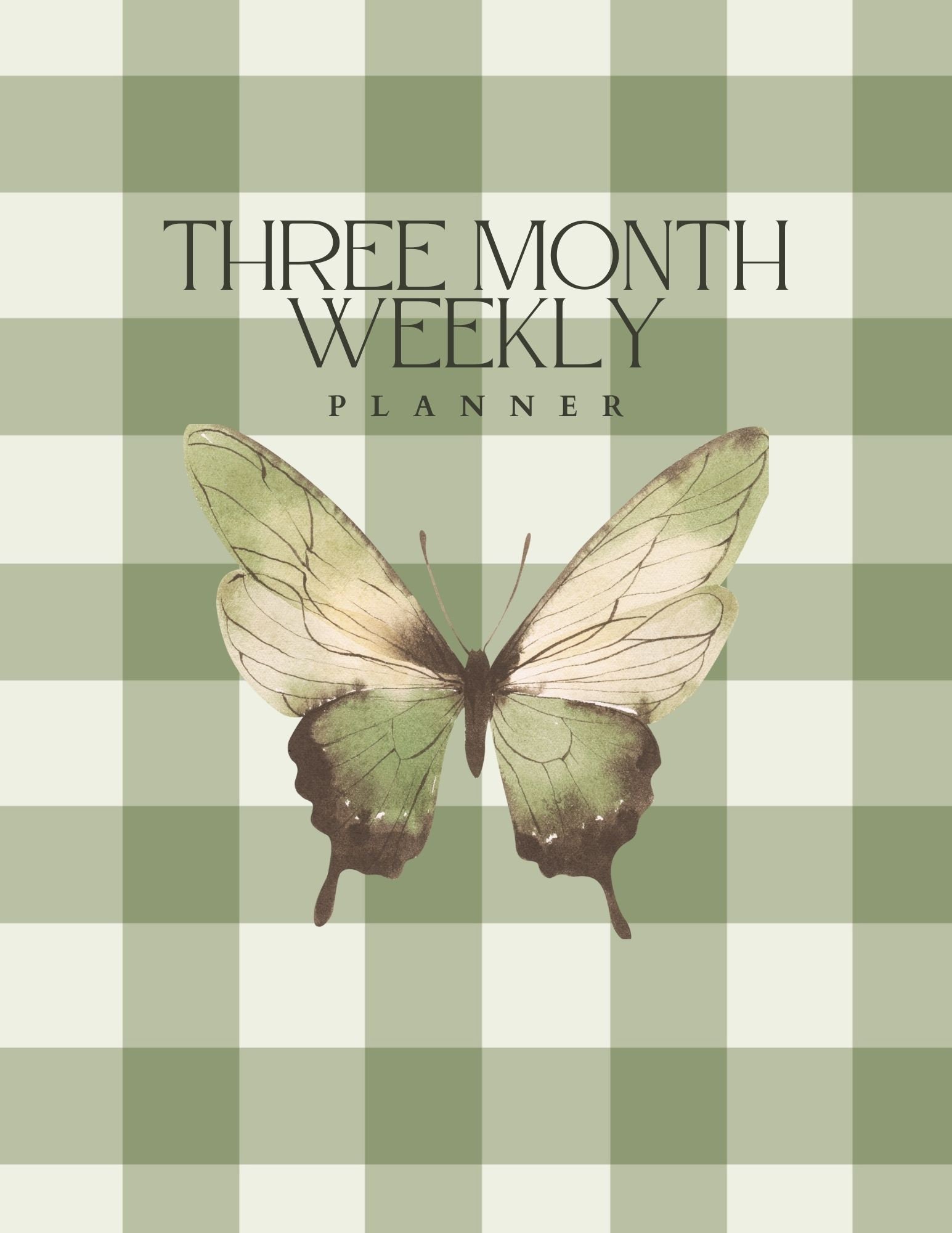 Quarterly Planner | 3 Month Goal Organizer | 90-days Planning Worksheet ...