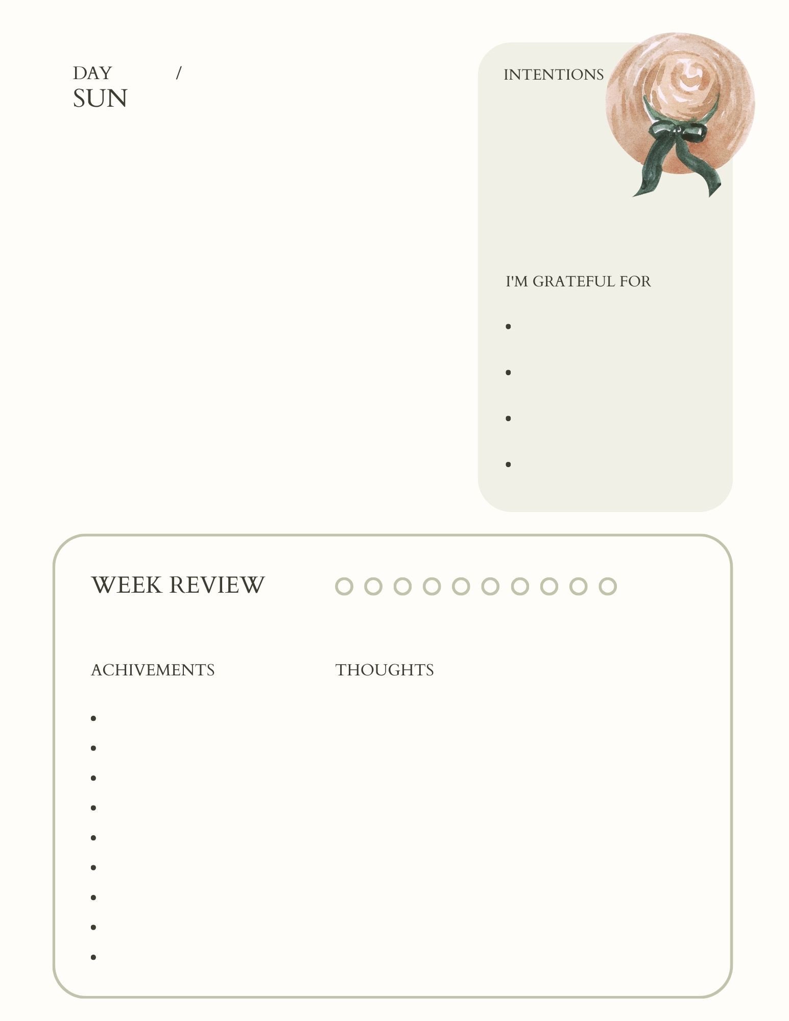 Quarterly Planner | 3 Month Goal Organizer | 90-days Planning Worksheet ...