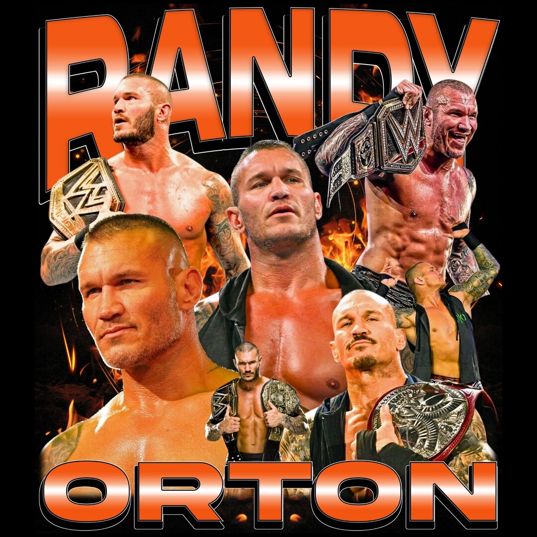 RANDY ORTON T Shirt Design. Png Digital 4500x5100 Px. WWE Boxing Boxer ...