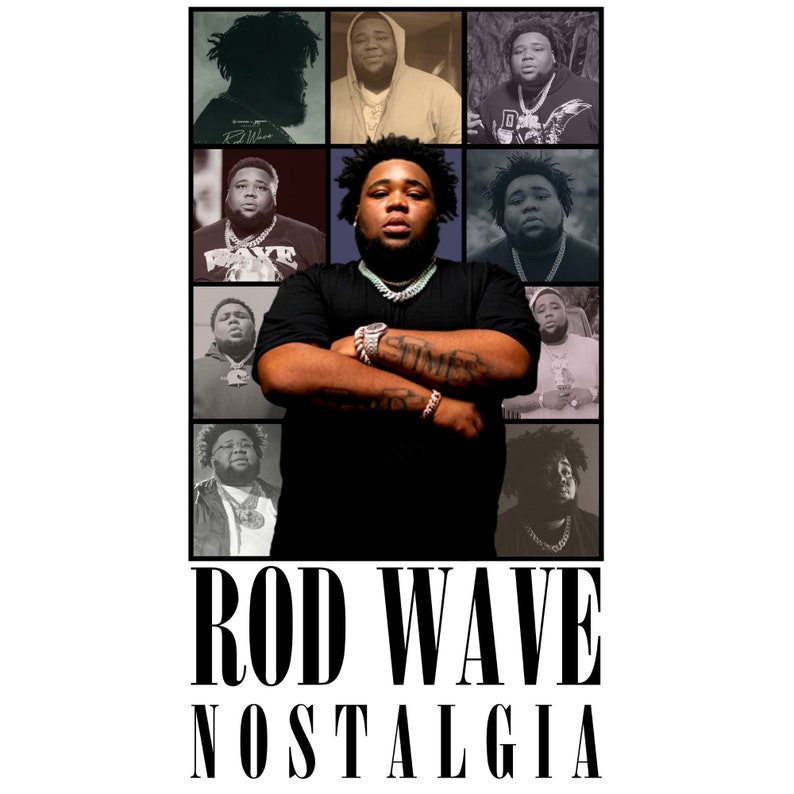 ROD WAVE T Shirt Design. PNG Digital 4500x5100 Px. Rapper, Hiphop ...