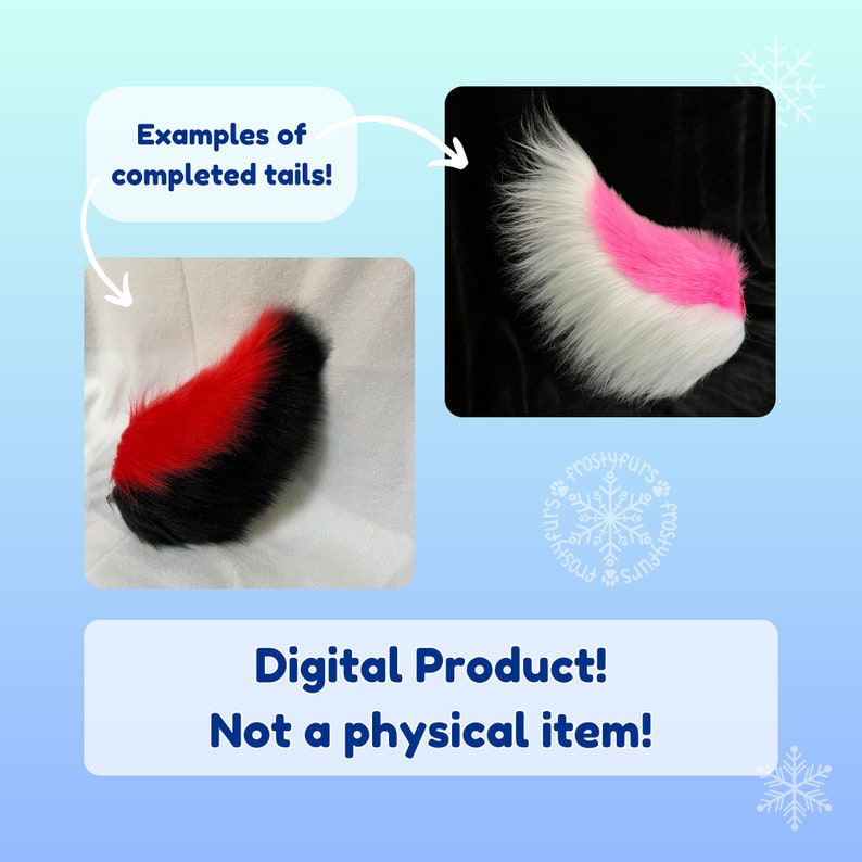 Fursuit Nub Tail Pattern and Tutorial! - Instant Digital Download - Etsy