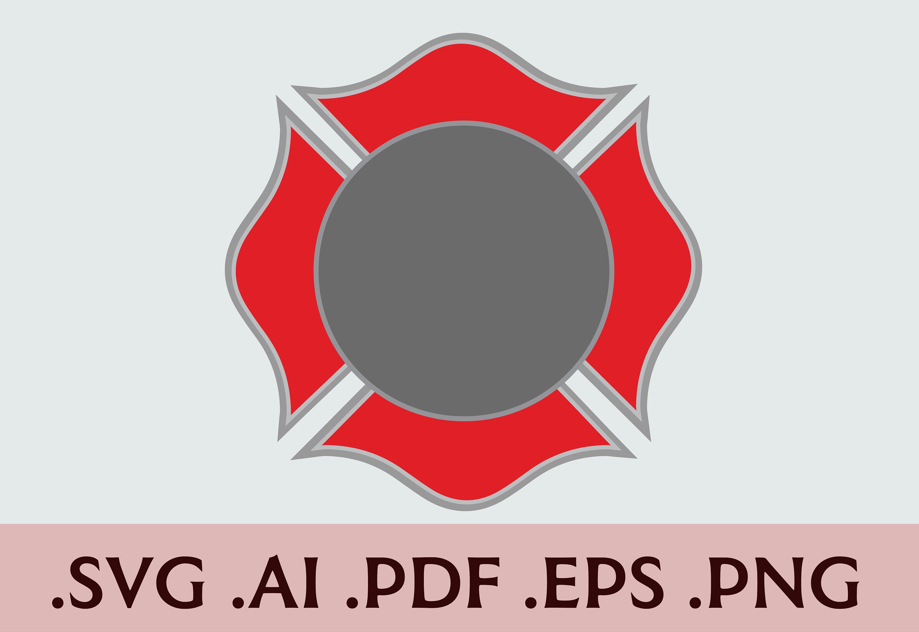 Red Fire Department Logo - Etsy