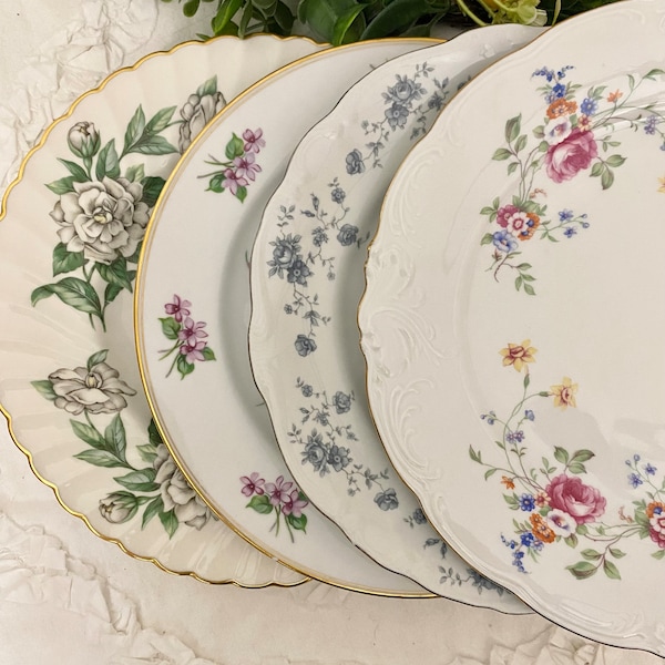 China Floral Dinner Plate - Etsy