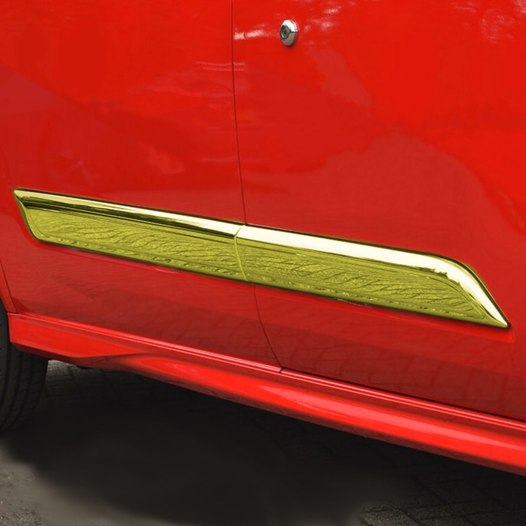 24ct Gold Plated Ford Transit Custom Side Body Moulding Covers GENUINE ...