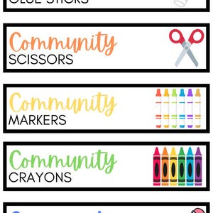 Editable Teacher Tray Labels - Etsy