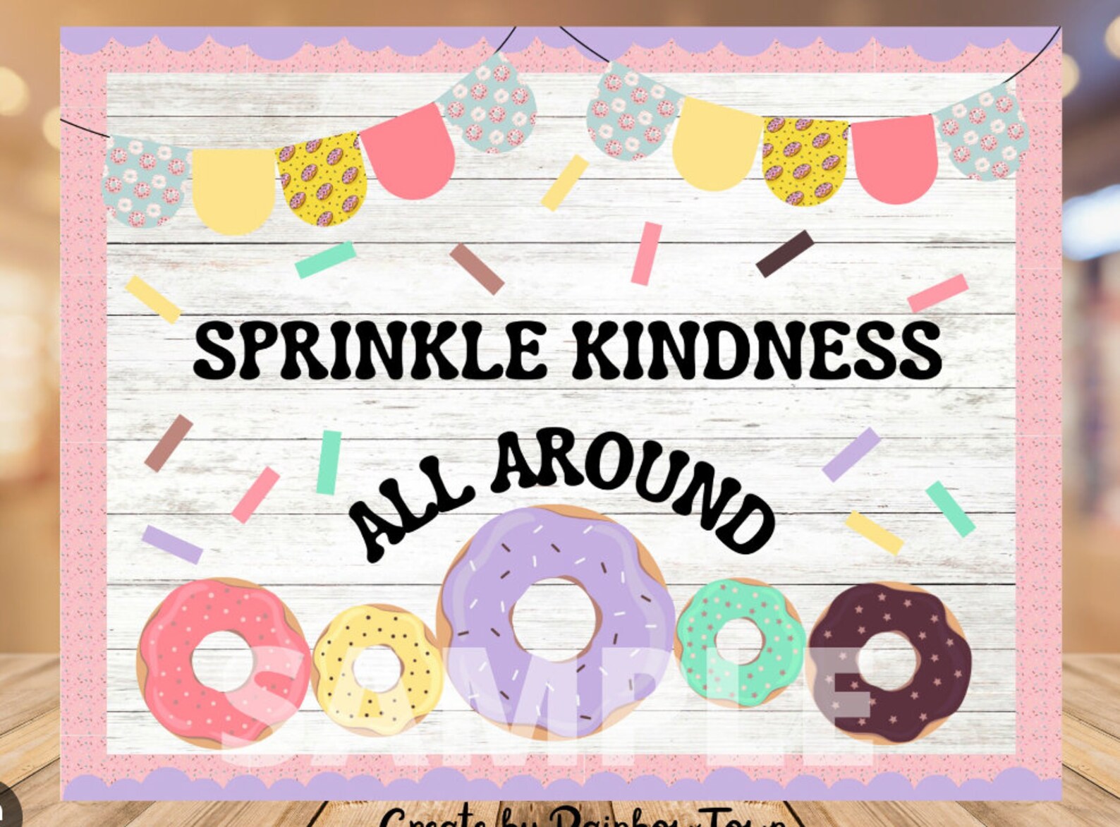 Editable Donuts for Bulletin Board - Etsy