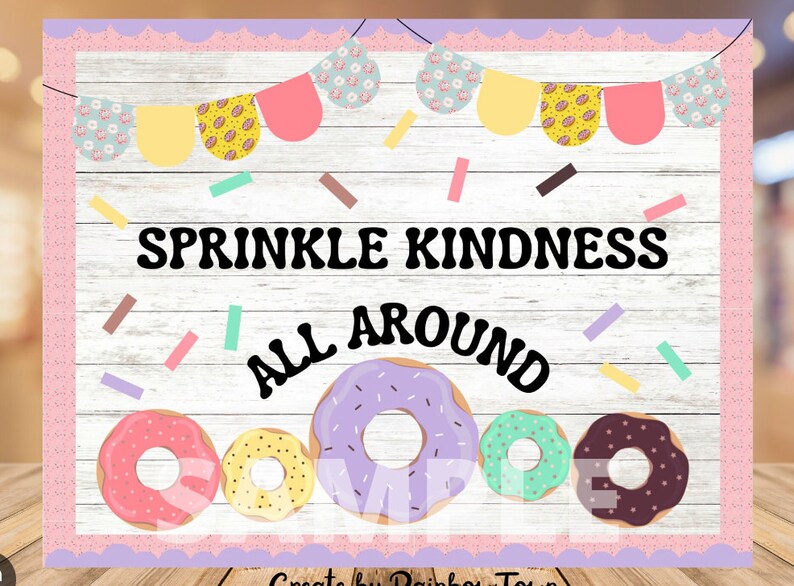 Editable Donuts for Bulletin Board - Etsy