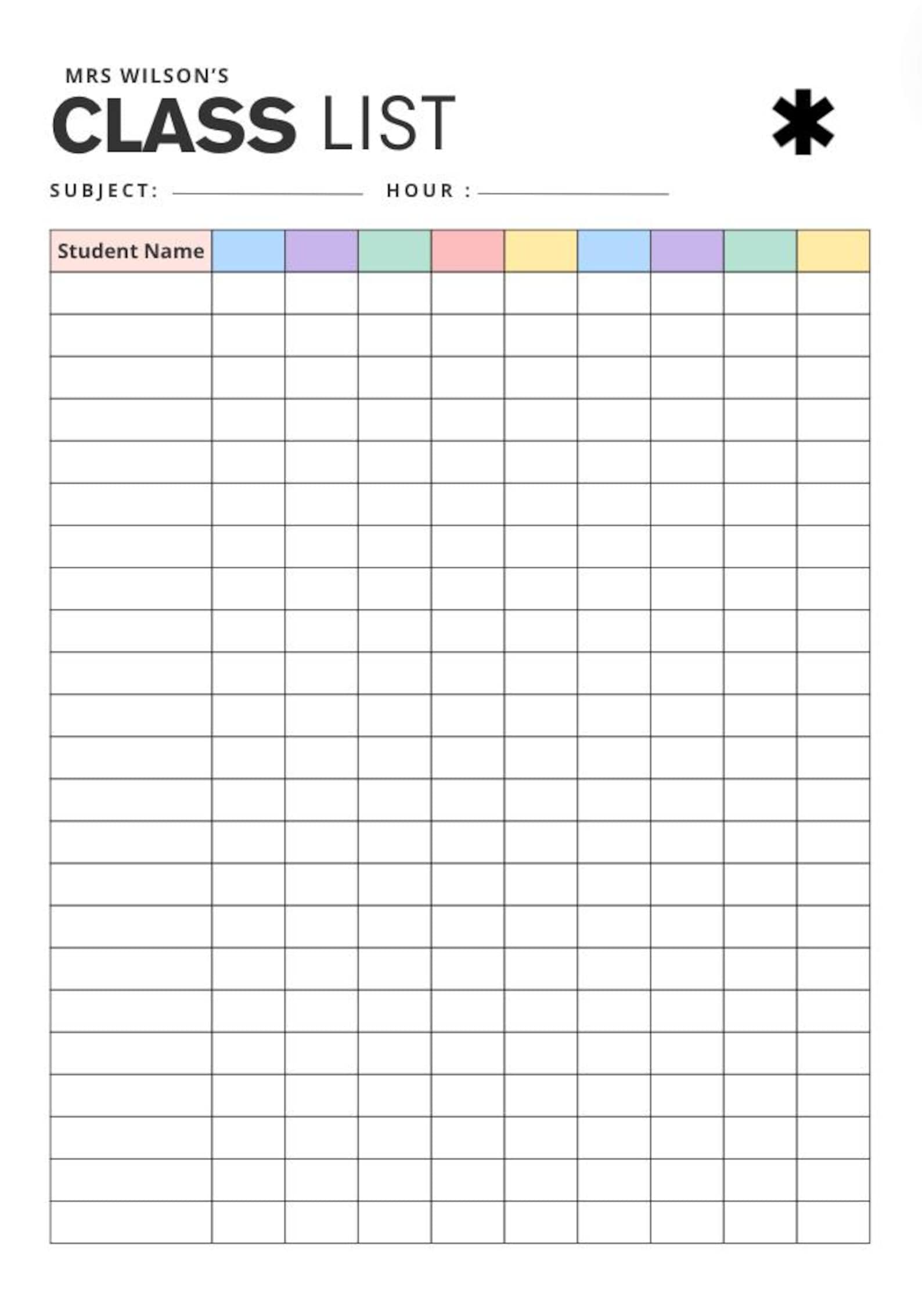 Editable Reporting/information Packet - Etsy