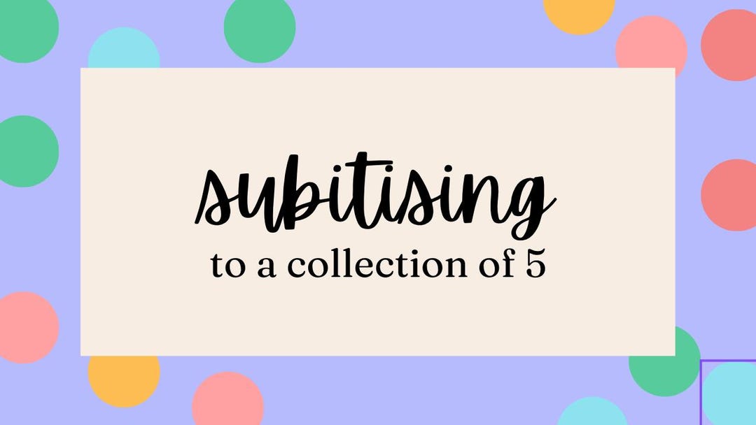 Editable Subitising Presentation - Etsy