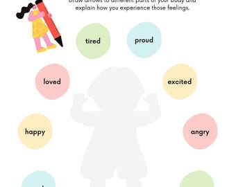 SEL how Do You Feel Worksheet - Etsy