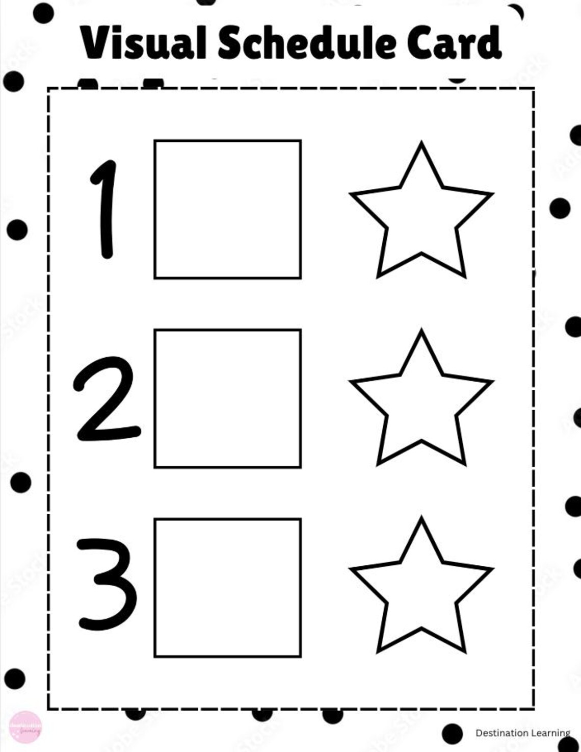 Editable Visual Schedule Task Cards - Etsy