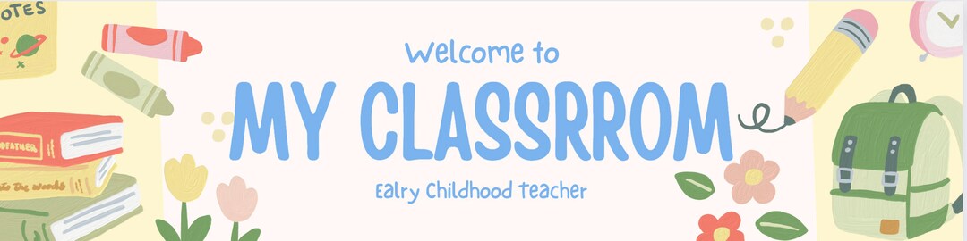 Editable Classroom Welcome Banner - Etsy Australia