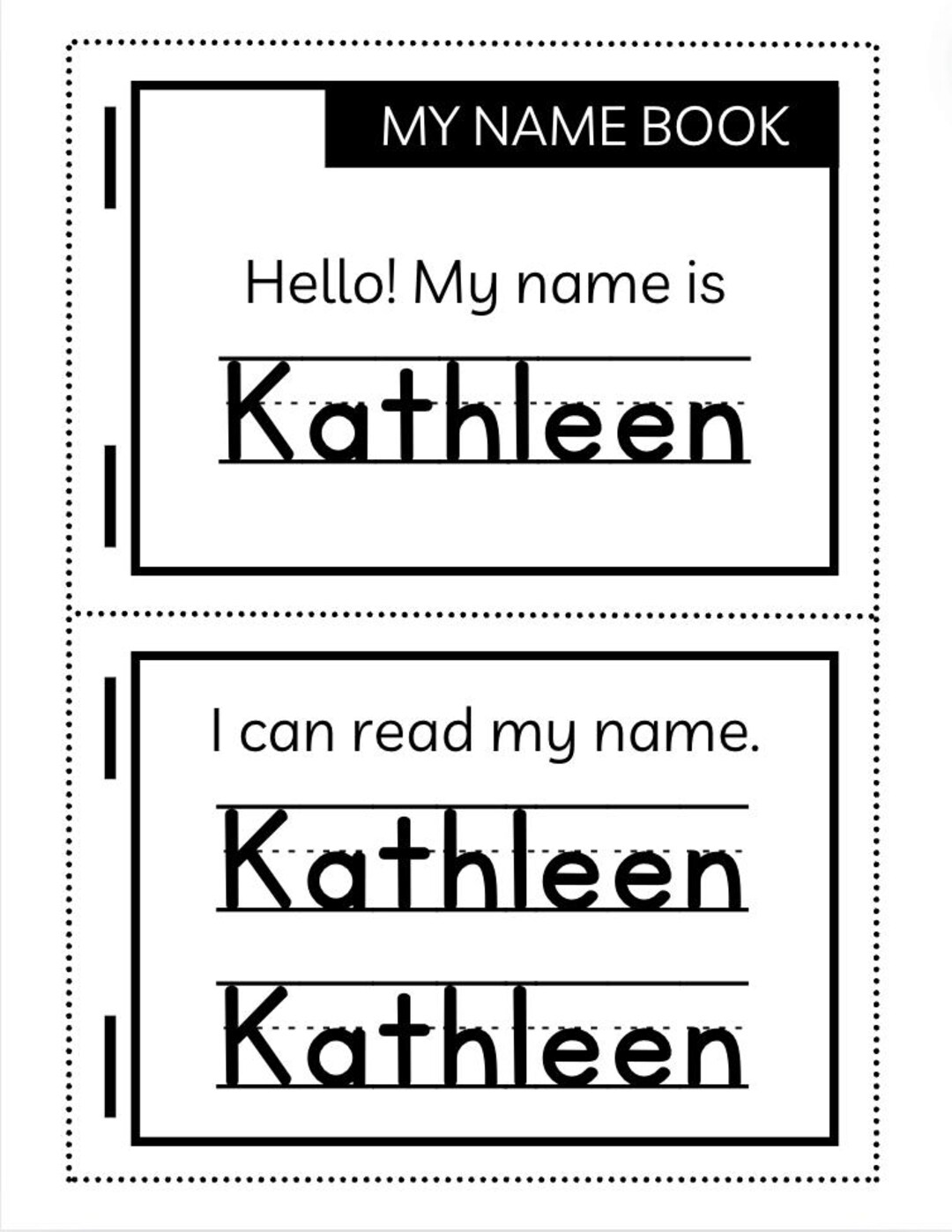Editable Name Tracing Practice Worksheets - Etsy