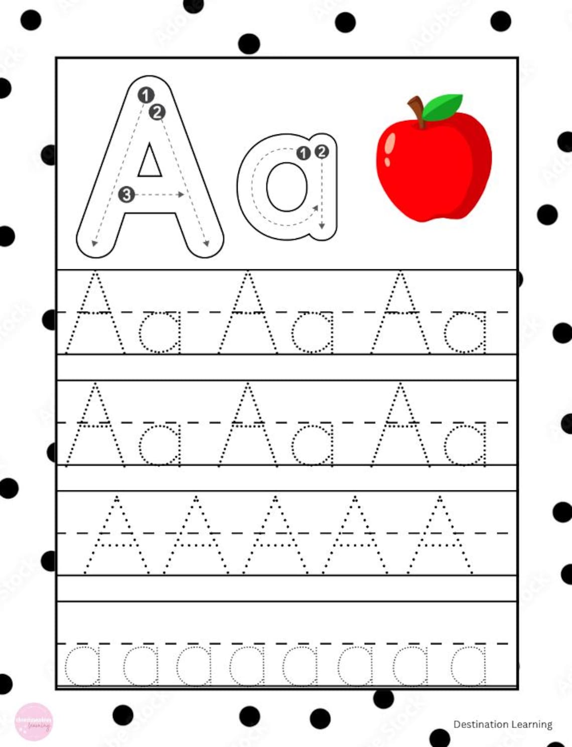ABC Tracing Book - Etsy