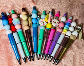 Custom Beaded Pens Made to Order - Etsy
