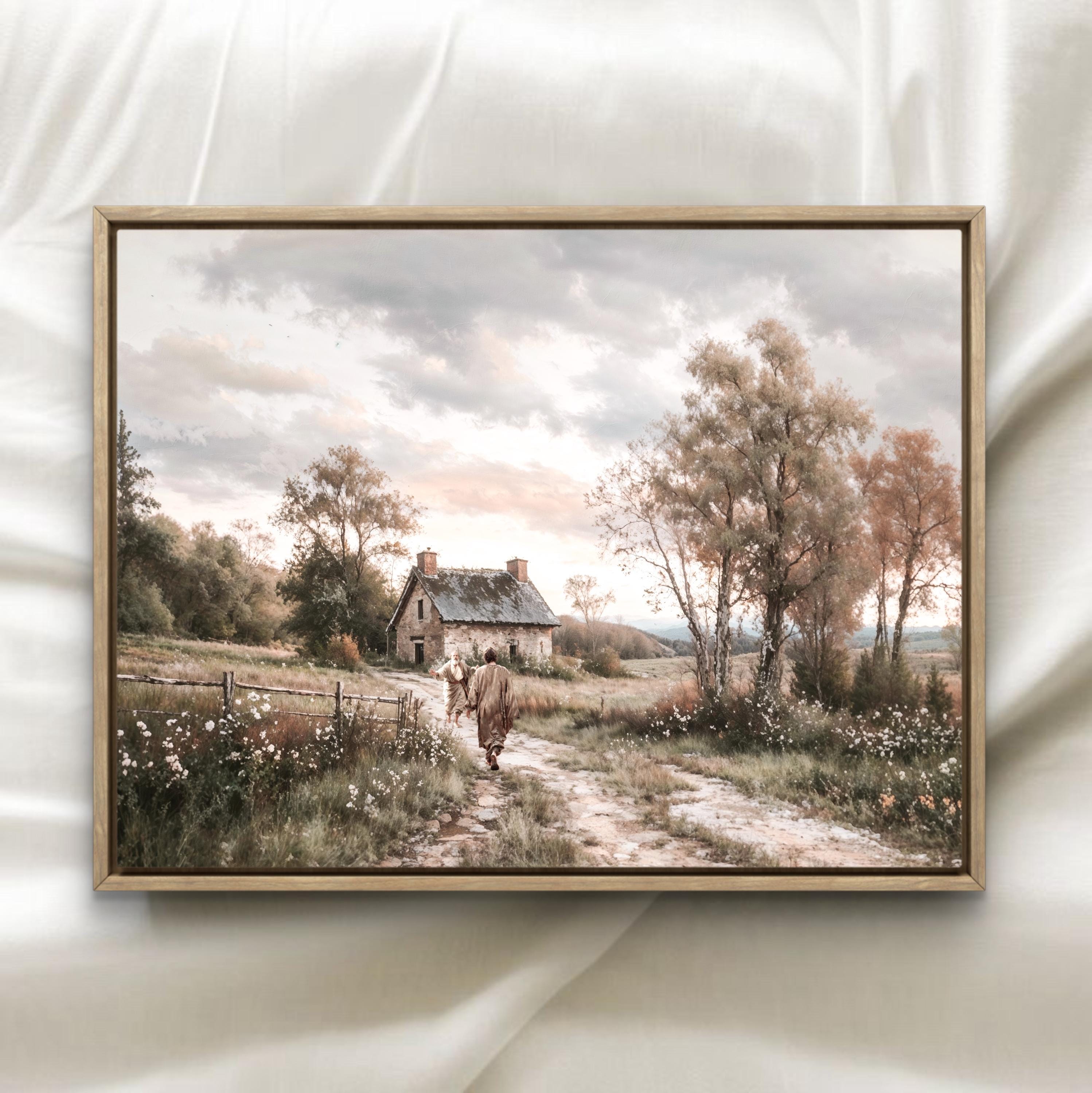 Prodigal Son - Modern Christian Art Print Poster Abstract Wall Art Home ...