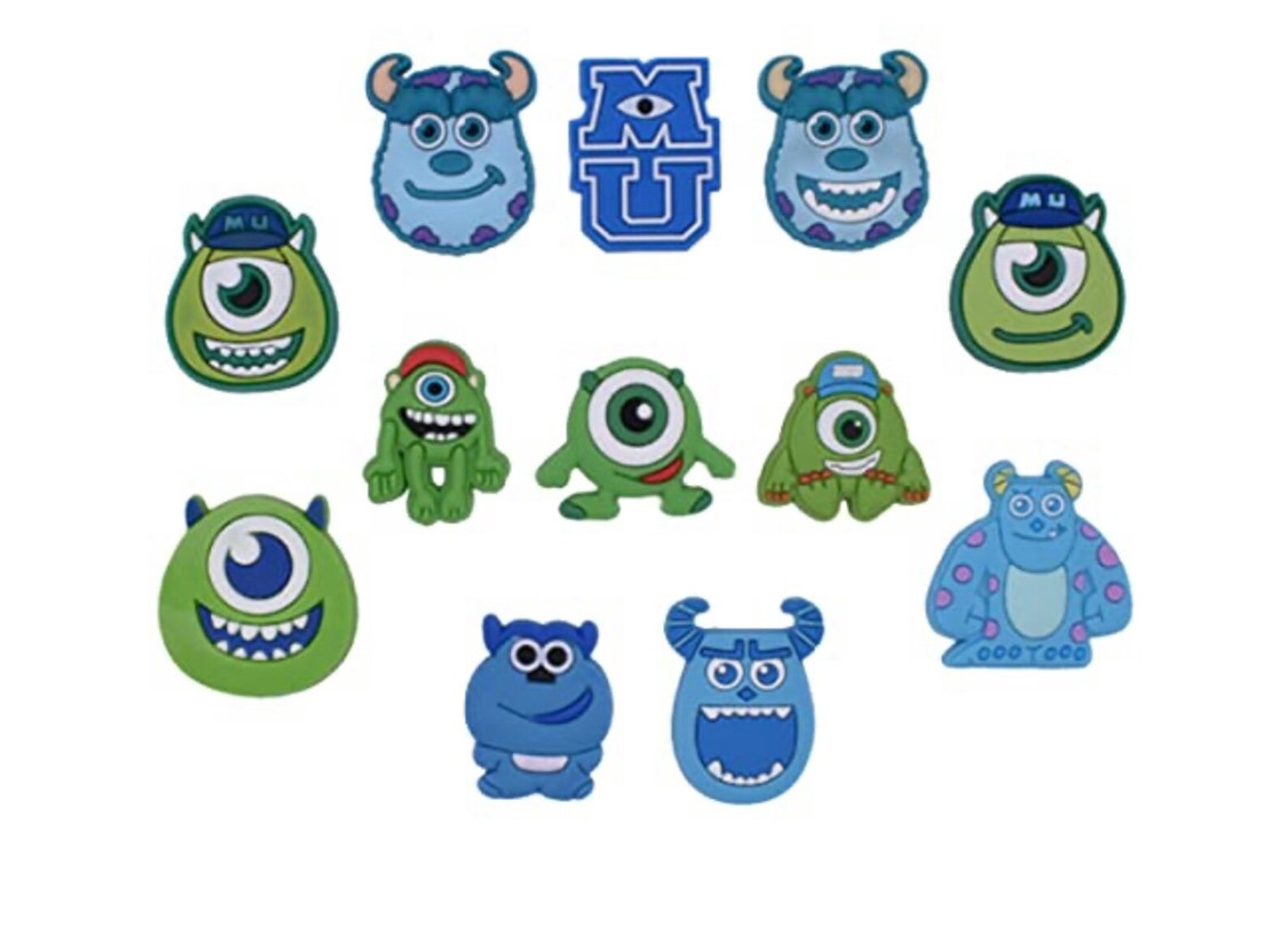 Monsters University Croc Charms - Etsy